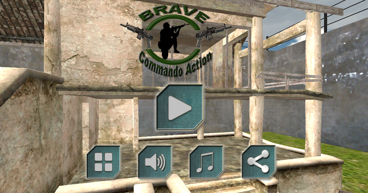 Action Game Apps: Brave Commando Action
