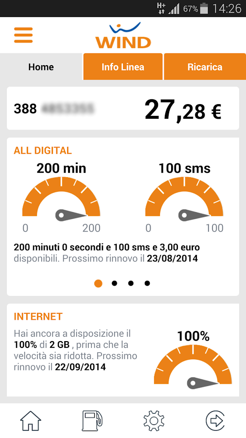 MyWind Beta: L'App di Wind per controllare i consumi si aggiorna con ...