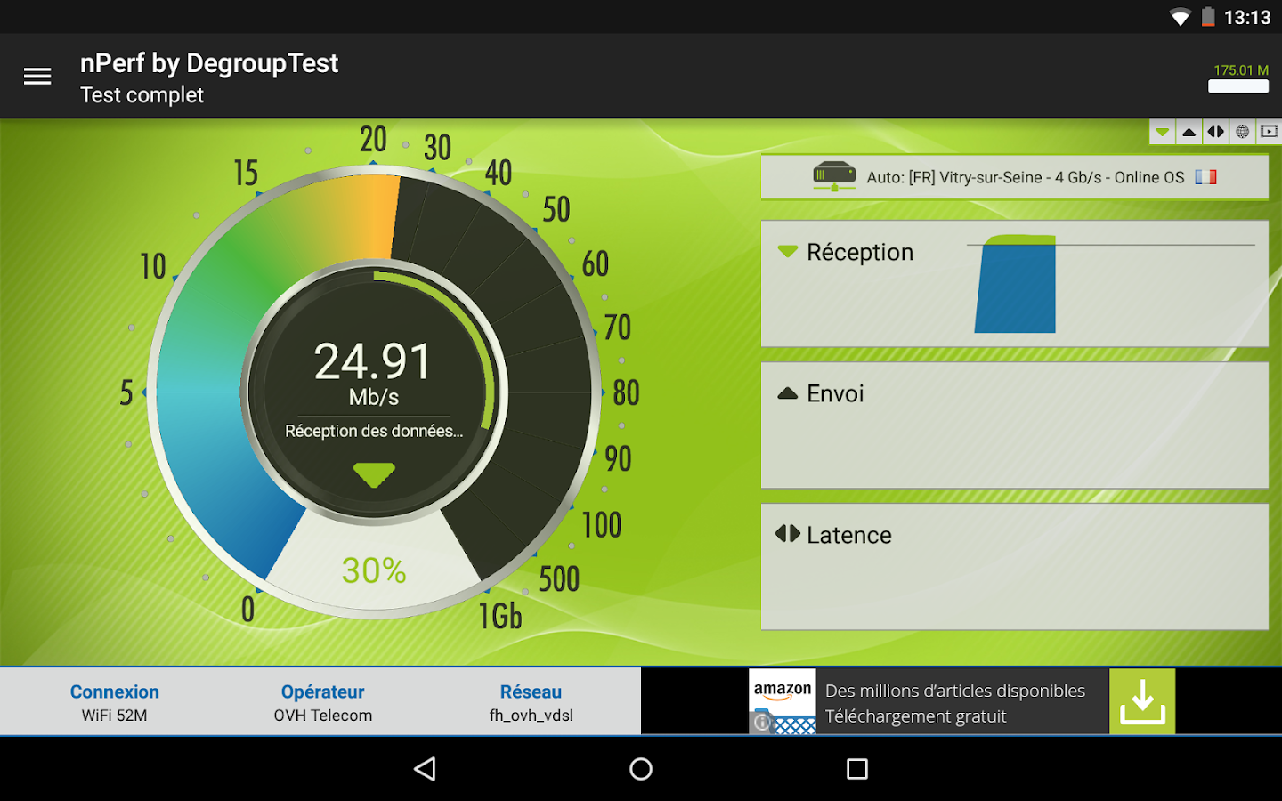 Speed test - Débit Internet & Test wi-fi, 3G, 4G – Applications Android ...